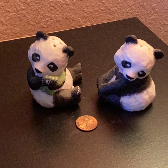 Franklin Mint | Other | Vintage 987 Franklin Mint Pandas Salt Pepper ...